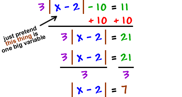 Solving Absolute Value Equations 4